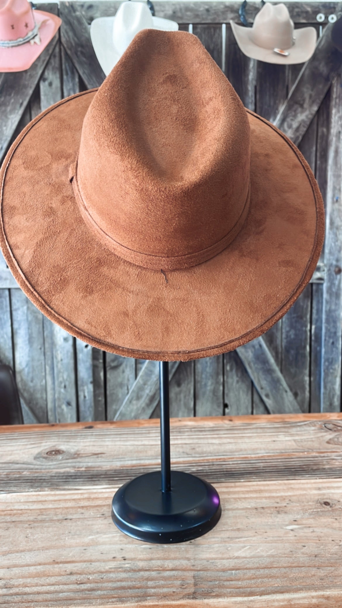 Rust Suede Hat – Bandidas Western Co.