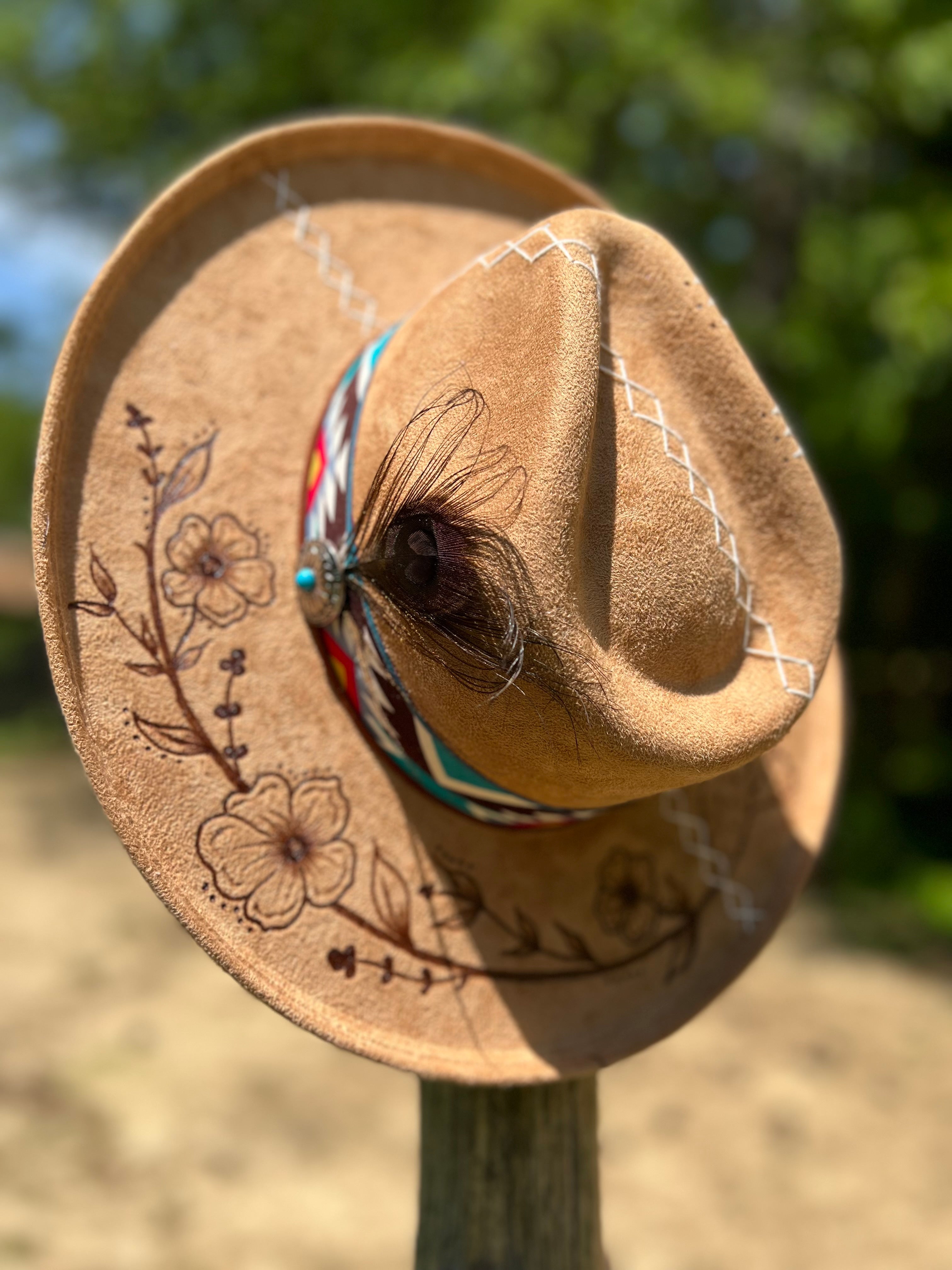 Pre-Order: The Pretty Aztec Hat – Bandidas Western Co.